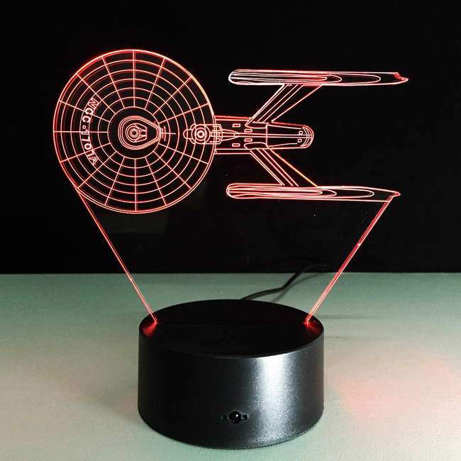 Star Trek Ship 3D Illusion Lamp - The Original 3D Lamp