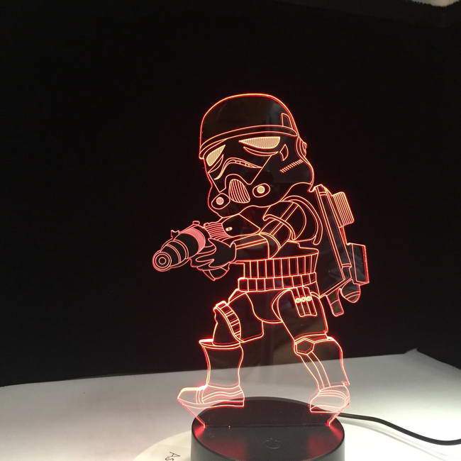 Star Wars Stormtrooper V3 3D Illusion Lamp - The Original 3D Lamp